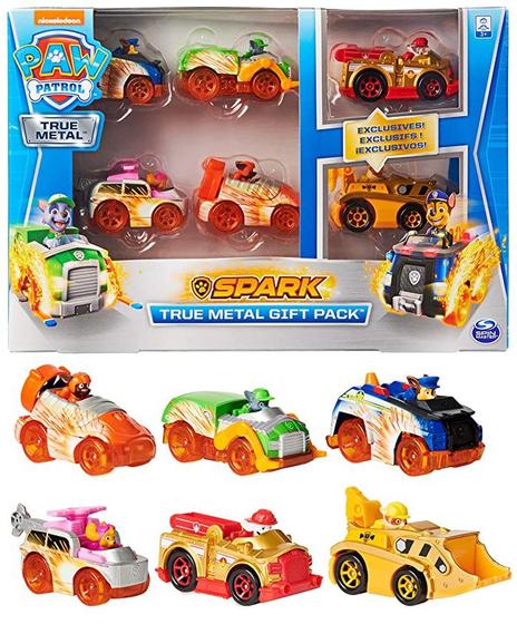 Pack 6 Carrinhos True Metal Patrulha Canina - Paw Patrol - Spin Master ...