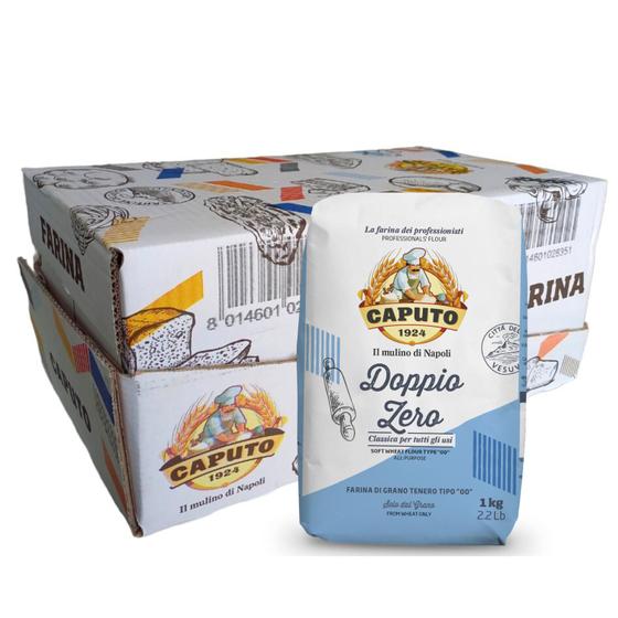 Pack c/ 10 Farinhas 00 Italiana Caputo Classica Doppio Zero 1kg ...