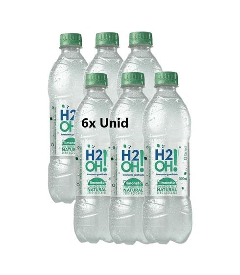 Pack Com 6x H2O Limoneto 500ml - H2Oh - Refrigerante - Magazine Luiza