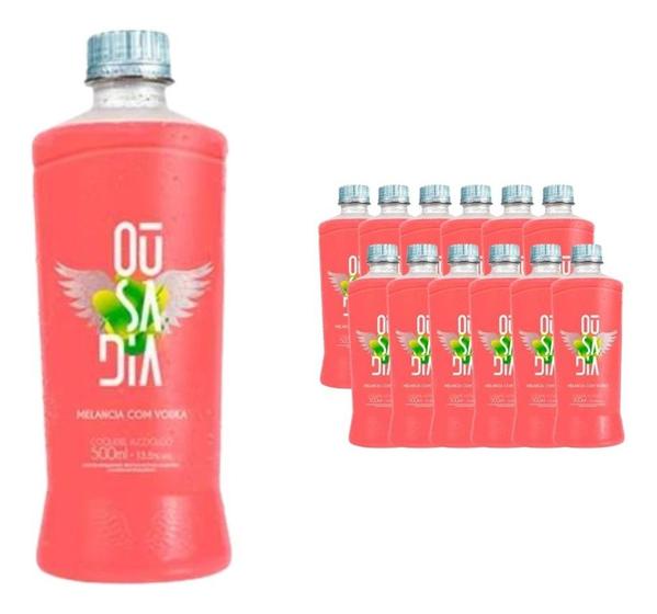 Pack Coquetel Ousadia Melancia 12x500ml - Vodka - Magazine Luiza