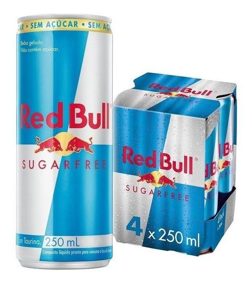 Pack Energético Zero Açúcar Red Bull Lata 4 Unid 250ml Cada - No Magalu ...