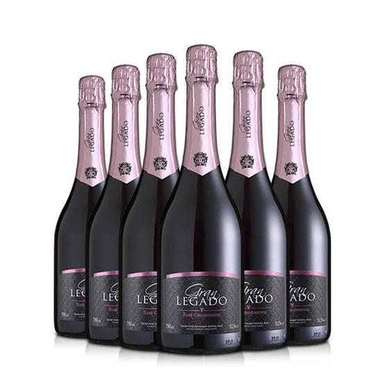 Pack Espumante Gran Legado Champenoise Brut Rosé 750ml - Espumante ...