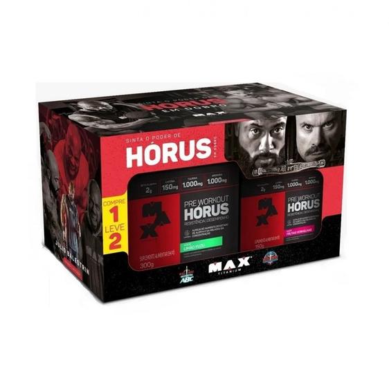 Pack Hórus Duplo Poder (300g + 150g) - Sabor Limão Yuzu (300g) + Frutas ...