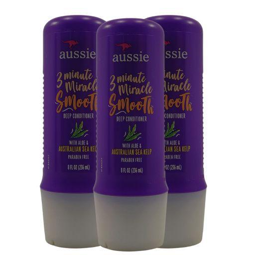 Pack Máscara Aussie Smooth 236ml 3 Unidades - Máscara Capilar ...
