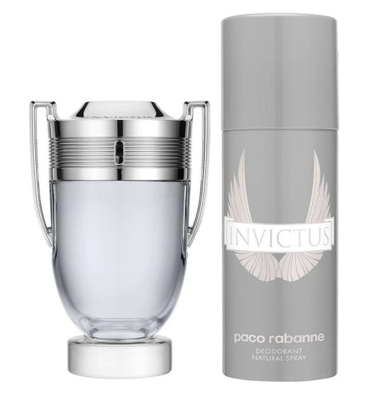 Paco Rabanne Invictus Edt Masc 100ml + Deo 150ml - Kit de Perfume - Magazine Luiza