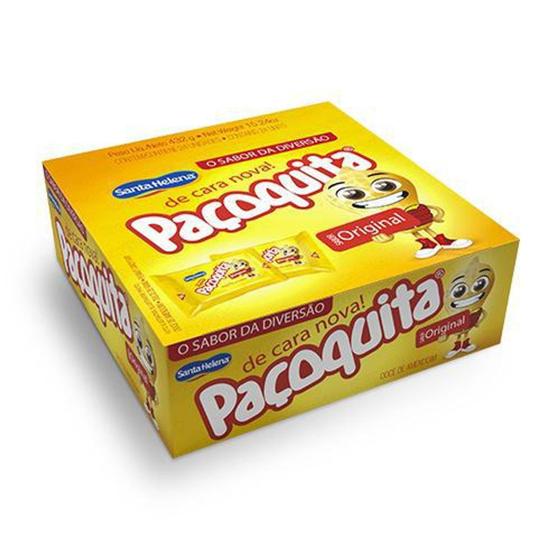 Paçoca Paçoquita Mini Santa Helena 24 Unidades 18g - 432g - Paçoca ...