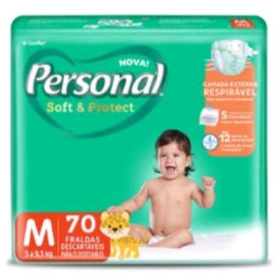 Pacotão Personal Baby Soft e Protect Hiper pacotão econômico - Fralda ...