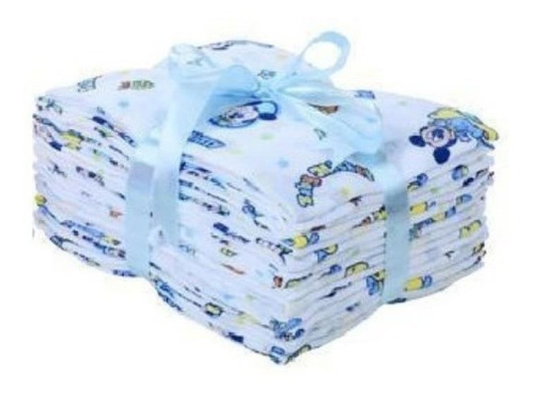 Pacote 5 Fralda De Pano Dupla Disney 70x70cm 100% Algodão - Fralda de ...