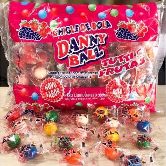 Pacote Chiclete Sortido Colorido 300g - Danny Ball - Chicletes e Gomas ...