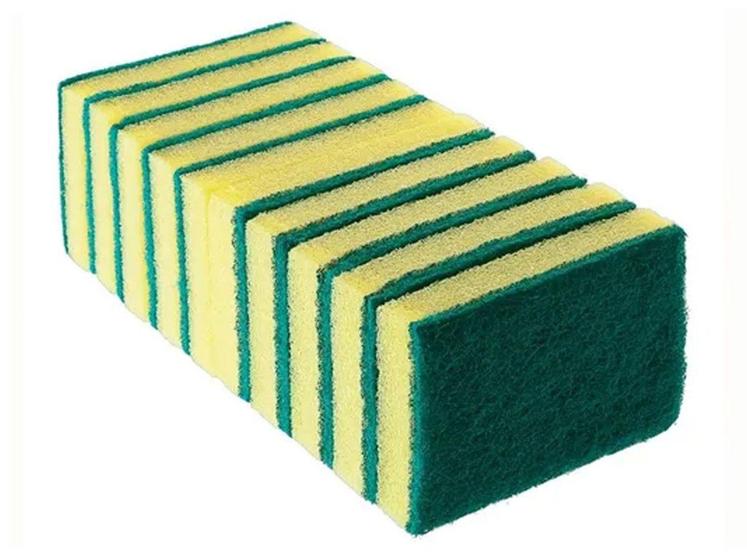 Pacote com 10 Esponja Multiuso - Lava Louças - PERFECT - Esponja ...