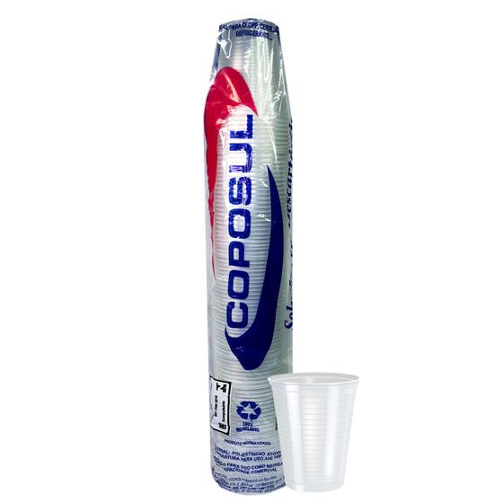 Pacote Copo COPOSUL 180ml Transparente com 100 unidades (Descartável) - Copo Descartável ...
