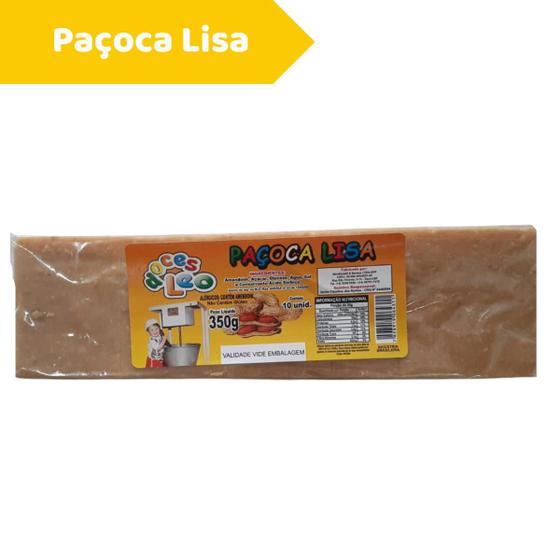 Pacote De Paçoca Lisa 350g 10 Unidades - Doces Leo - Paçoca - Magazine ...