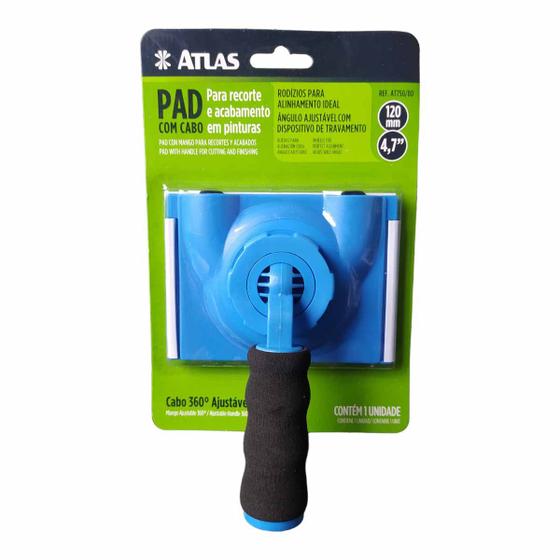 Pad para Recorte em Pintura Ajustável com Cabo 120mm ATLAS - Pincel ...