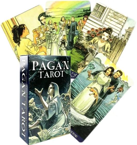 Pagan Tarot Deck Tarô Pagão Wicca Baralho de Cartas de Oráculo - Livros ...
