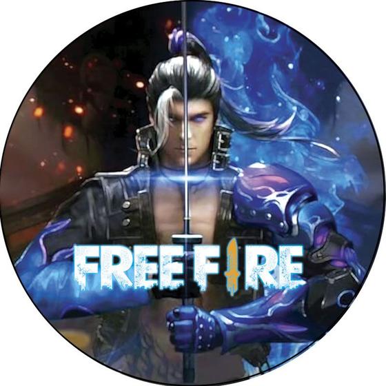 Painel 3D Free Fire Redondo Tecido Malha Sublimado - BemChique - Painel ...