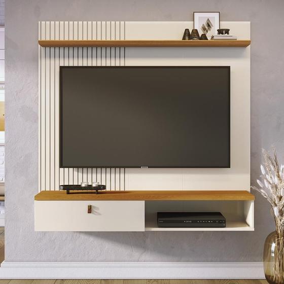 Painel Bancada Suspensa 1 Porta Tvs até 55 polegadas Íris - Madetec - Bancada de Cozinha ...