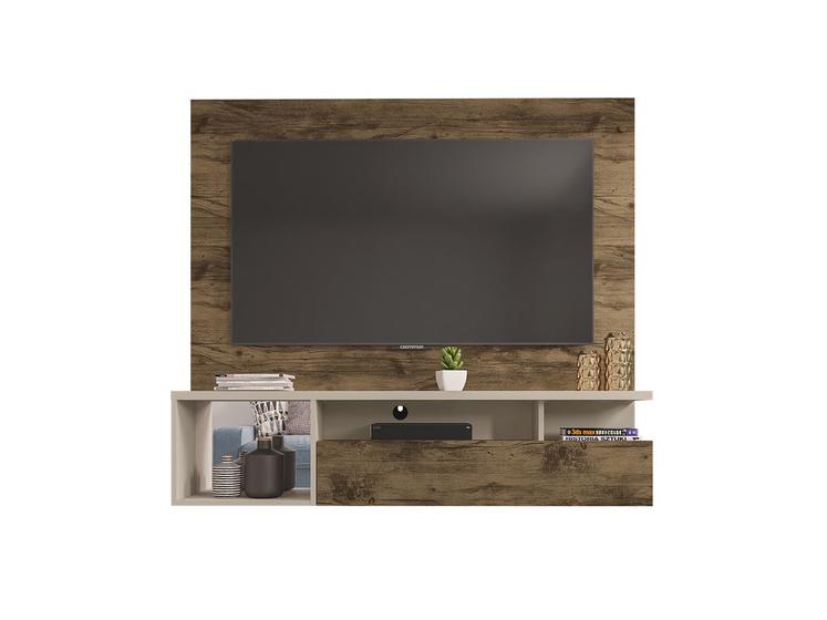 Painel Bancada Suspensa Para TV Até 55 Polegadas 1 Porta Black Jatobá ...