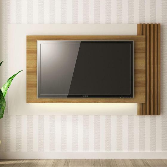 Painel com led para TV até 65' Polegadas PL3003 Natural/Off White ...
