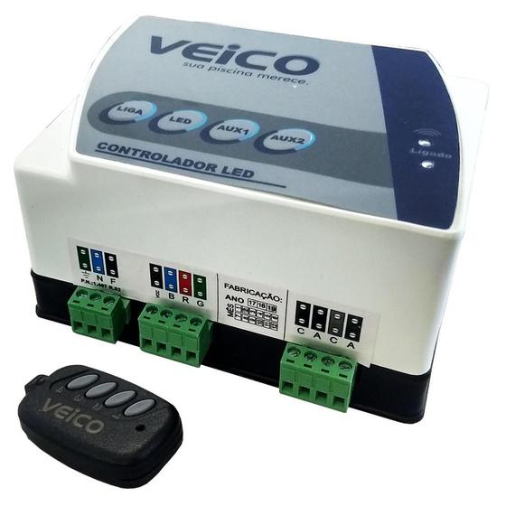 Painel Controlador LED 6 24W para Refletores de Piscina Veico FLUIDRA ...