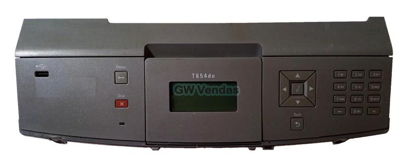 Painel controle completo Impressora Lexmark T654DN - 40X4462 - Toner ...