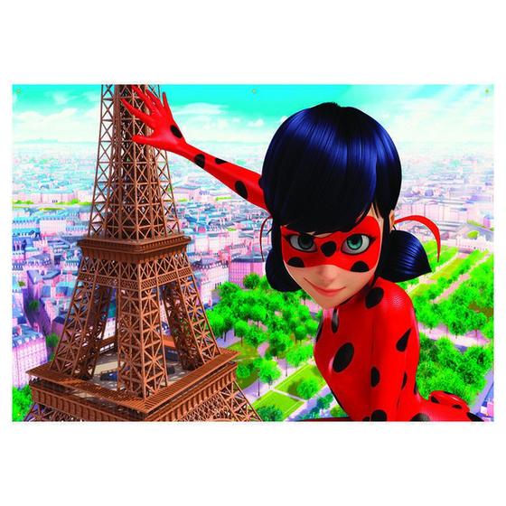 Painel De Festa Infantil Lady Bug 1.50M X 1.00M - Wrio Festas - Painel ...