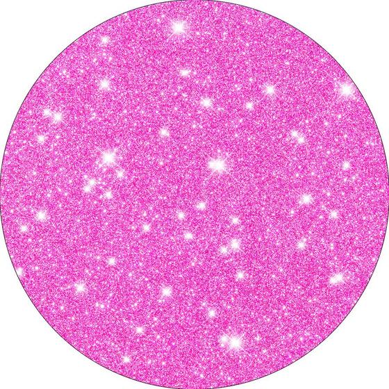 Painel De Festa Redondo 1,50x1,50 - Efeito Glitter Rosa Pink com Brilho 188 - Via Cores - Painel ...