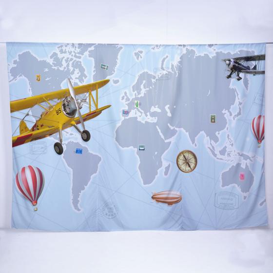 Painel de Festa Retangular Mapa Diversas Medidas - Fera Print - Painel ...
