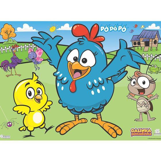 Painel de Festa TNT Galinha Pintadinha - Aluá festas - Decoração de ...