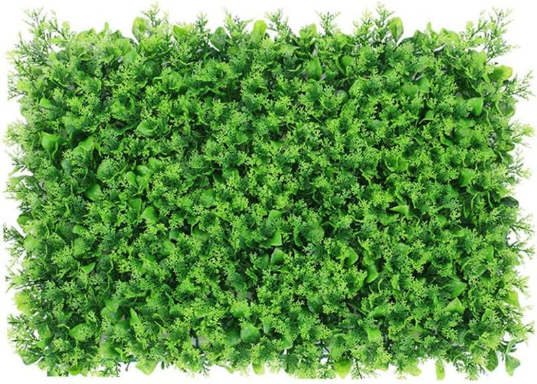 Painel de Grama Artificial de Parede Verde Decorativo 40X60CM - Ledx ...