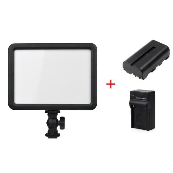 Painel de LED Godox LEDP120C com Bateria e Carregador - Iluminadores ...