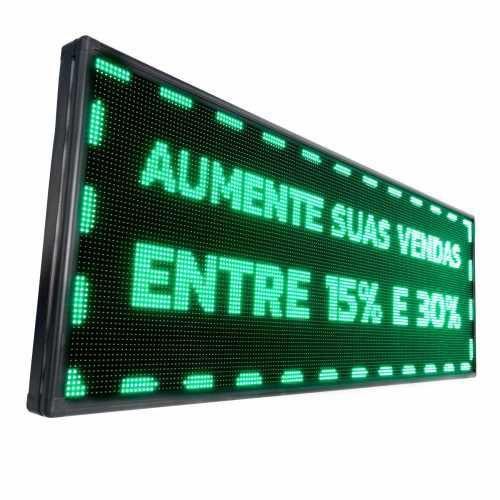 Painel De Led Letreiro Digital 167cm x 71cm Alto Brilho Wifi - Mundo de ...
