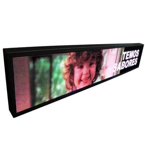 Painel De Led P5 De 167cm X 39cm Full Color Suporta Vídeos RGB com 20. ...