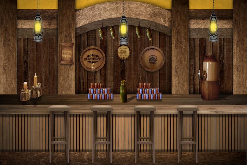 Painel de Lona Bar Rustico Madeira Velho Oeste Barril - Fabrika de ...