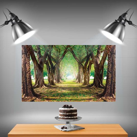 Painel de Tecido Sublimado Floresta - DECORA TECIDOS - Painel de Festas ...