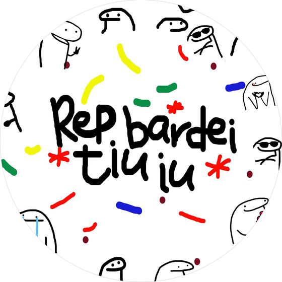 Painel de Tecido Sublimado Redondo Aniversário Bento Flork Repbardei ...
