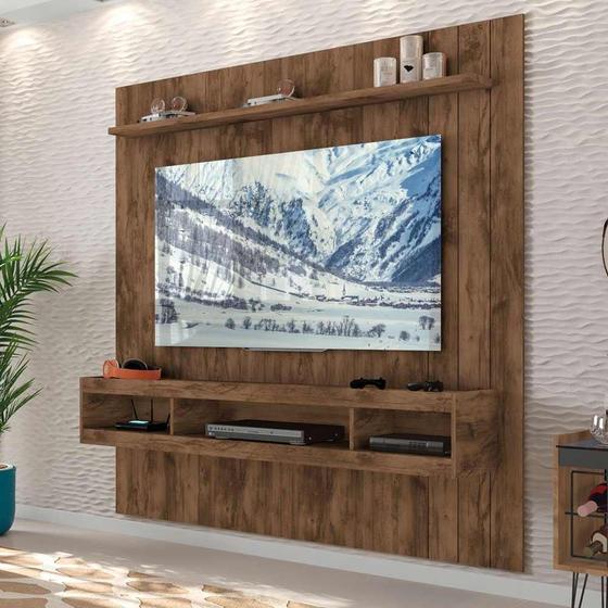 Painel de TV 65 Polegadas Norton 1.8 Caemmun Jatoba - Painel para TV ...