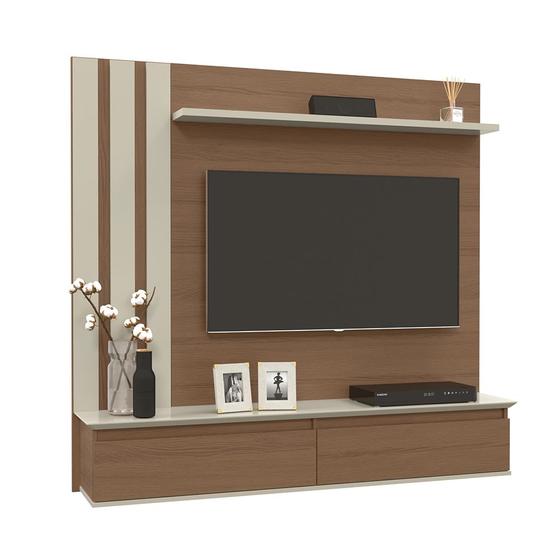 painel de TV até 46 polegadas Trend detalhe ripado patrimar - Painel ...