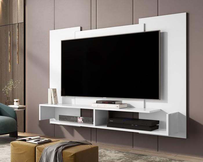 Painel de TV Ate 49 Polegadas Para Sala Quarto Monaco Com Nichos VJ ...