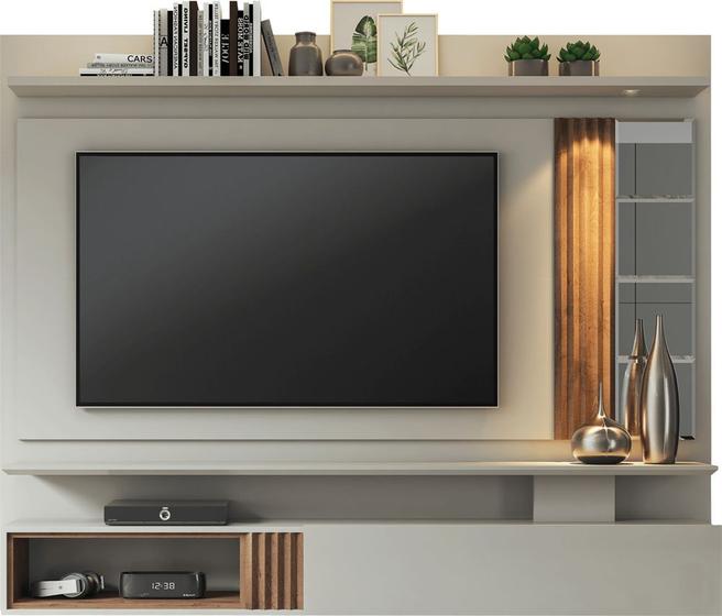 Painel de TV até 65 Polegadas com Espelho Riviera Permóbili - PERMOBILI ...