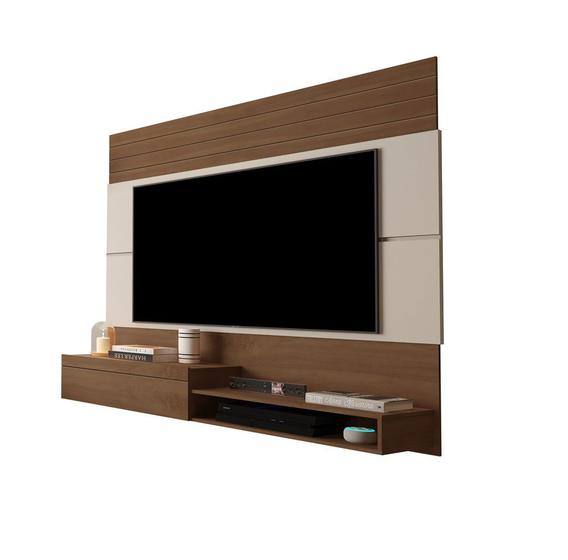 Painel Dubai Freijo/Off White - Germai Móveis - Painel para TV ...