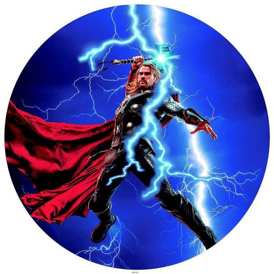 Painel Festa Redondo 3d Thor Estampa Digital Sublimado 1,50M - Fantasia ...