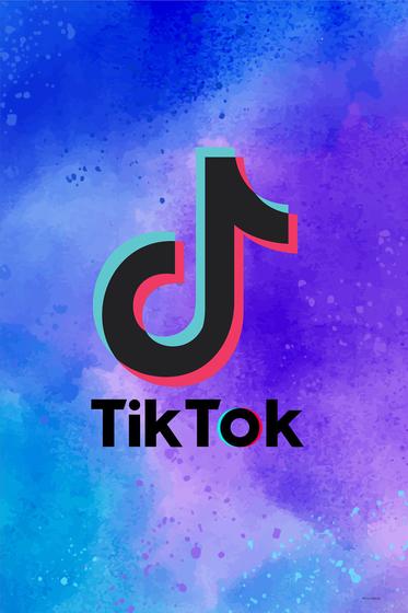 Painel Festa Retangular Para Casado 1,5x2,2m Tik Tok mod 3 - Fantasia ...