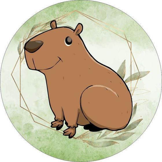 Painel Festa Sublimado C/ Elástico 1,50m Capivara - NoBrand - Painel de ...
