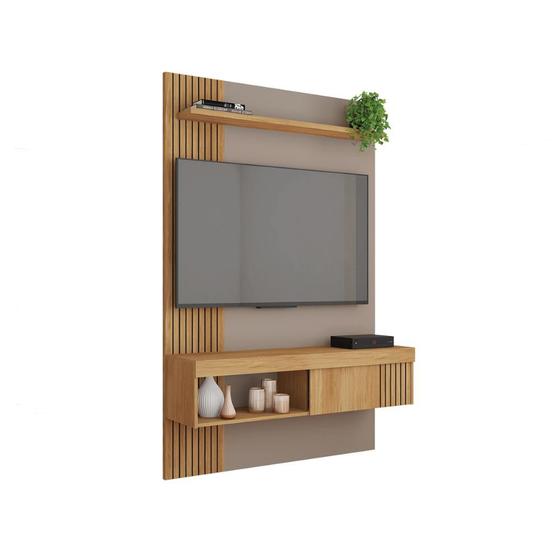 Painel Frisado TVs 45 Polegadas Puebla Fendi Buriti - Caemmun - Painel ...