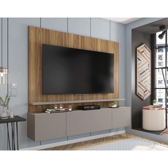 Painel Home Intense Para TV Até 75 Polegadas Sala de Estar 3 Portas 1 ...