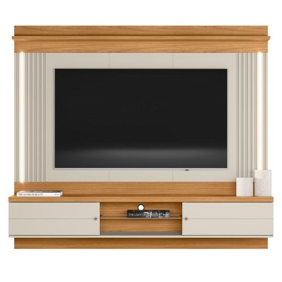 Painel Home para TV 70 polegadas Ripado com Led Barcelona 2.0 Linea ...