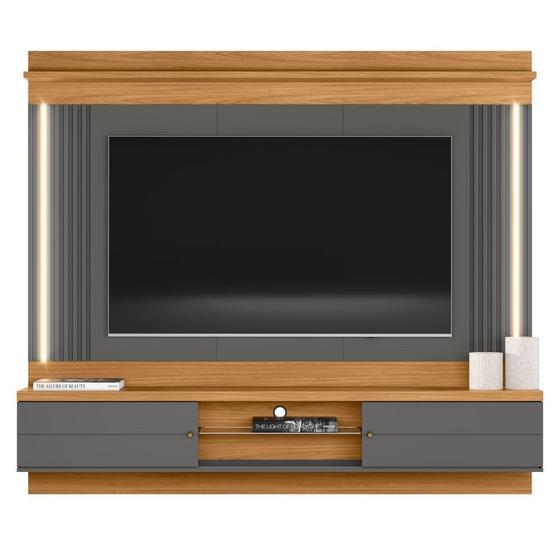 Painel Home para TV 70 polegadas Ripado com Led Barcelona 2.0 Linea ...