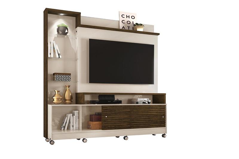 Painel Home Para TV até 55" Led 2 Portas Com Rodízio Frizz Prime Off ...