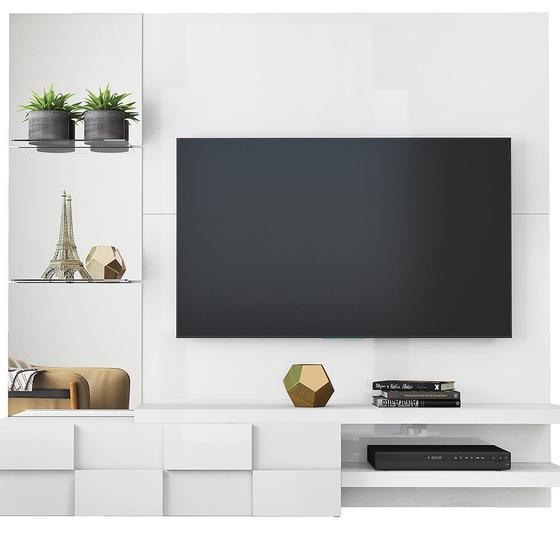 Painel Home Suspenso Turim Para TV 50 Polegadas - DJ Móveis - Estante ...