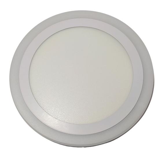 Painel Led dual color 18w + 6w redondo embutir - FC Distribuidora ...